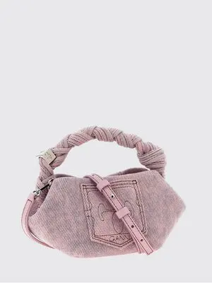 GANNI Textured Handbag - Pink