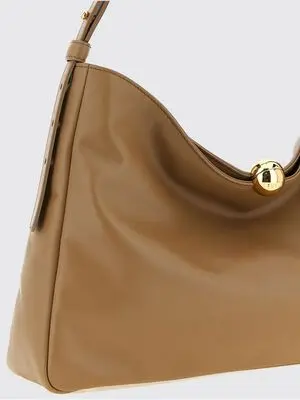 Furla Leather Shoulder Bag - Camel