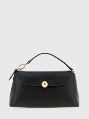 Furla Sfera Small Smooth Leather Handbag With Removable Strap - Black