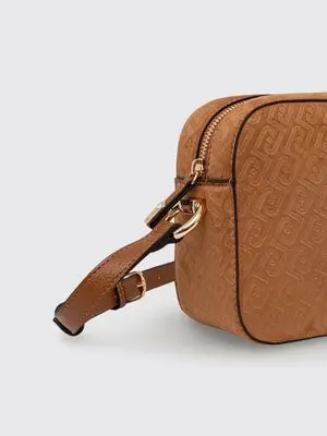 Liu Jo Monogram Embossed Camera Bag - Camel