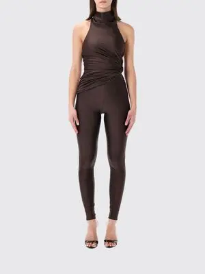 Andamane Halter Neck Jumpsuit - Brown