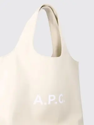A.p.c. Ninon Faux Leather Shoulder Bag - Beige
