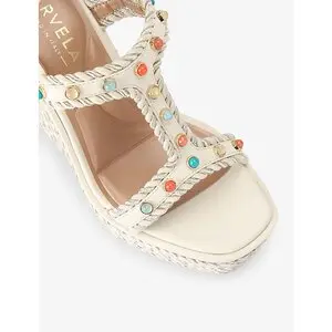 Carvela Sorella Faux-leather Wedge Sandals