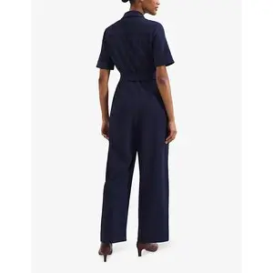 PHASE EIGHT Woven Wide-leg Jumpsuit With Belt