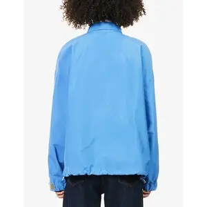 Miu Miu Relaxed-fit Woven Jacket - Pervinca
