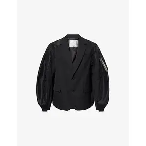 Sacai Single Breasted Outerwear For Men