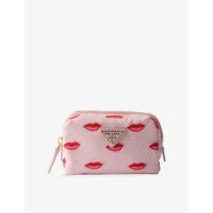 Prada Re-nylon Micro Woven Pouch - Pink