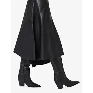 ALLSAINTS Reina Leather Knee-high Boots
