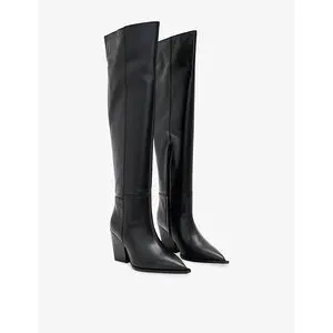 ALLSAINTS Reina Leather Knee-high Boots