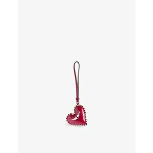 Zadig&Voltaire Heart Tag Leather Keyring - Podium