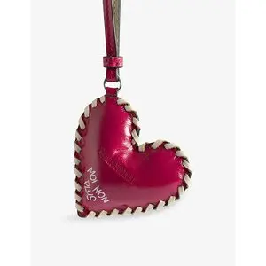 Zadig&Voltaire Heart Tag Leather Keyring