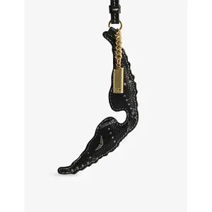 Zadig&Voltaire Z Wings Monogram Leather Bag Charm