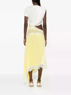 Christopher Esber Verve Lace-trim Asymmetric Dress
