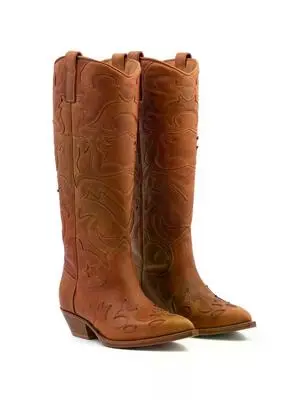 BUTTERO® Stitched Design Cowboy Boots