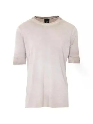 THOM KROM Crewneck Distressed T-shirt