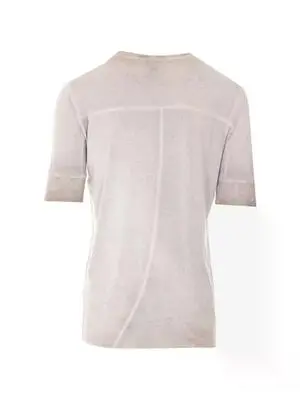 THOM KROM Crewneck Distressed T-shirt