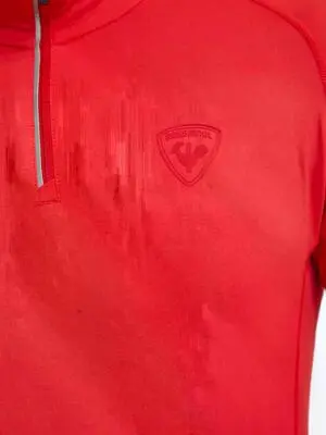 Rossignol Half-zip Turtleneck Top - Red