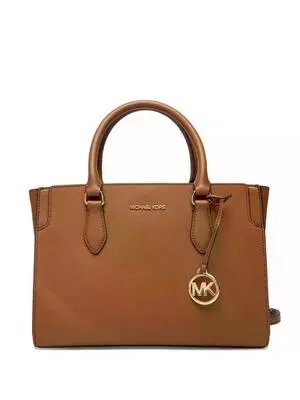 Michael Kors Becca Logo-charm Tote Bag - Brown