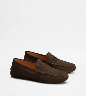 TOD'S Gommino Suede Loafers