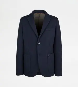 TOD'S Blazer In Cashmere Blend Jersey