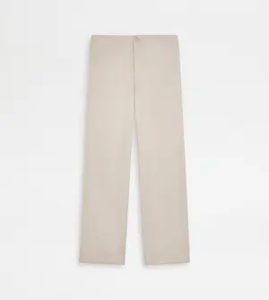 TOD'S Pants In Technical Cotton With Drawstring - Beige