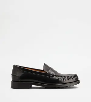 TOD'S Loafers In Leather - Black