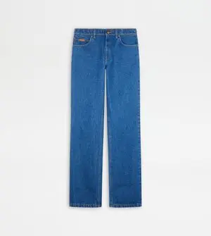TOD'S Straight Leg 5-pocket Jeans - Blue