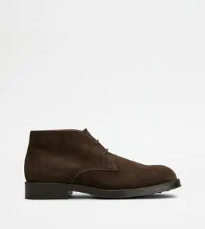 TOD'S Suede Desert Boots - Brown