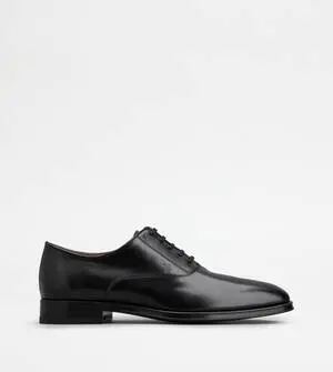 TOD'S Lace-up Leather Shoes - Black