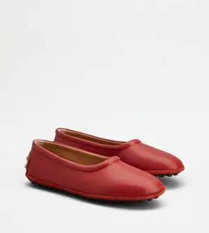 TOD'S Metal Dots Nappa Leather Ballerinas