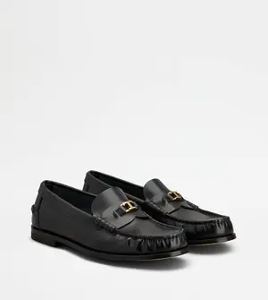 TOD'S T Timeless Leather Loafers