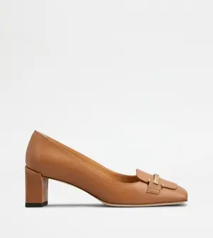 TOD'S Leather Pumps - Brown