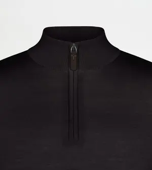 TOD'S Half-neck Pullover In 15 Micron Merino Wool - Grey