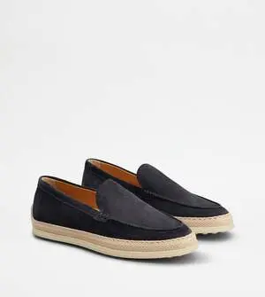 TOD'S Suede Slipper Loafers