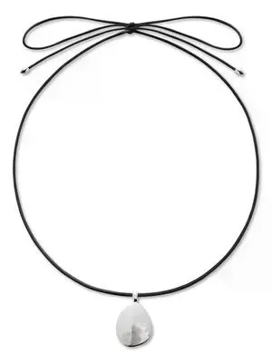 Monica Vinader Deia Pebble Pendant Necklace - Silver