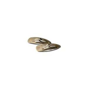 Miu Miu Metal Hair Clips - Gold