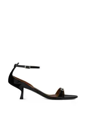 GIUSEPPE ZANOTTI Micky Buckles 50 Ankle Strap Heeled Sandals - Black