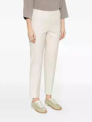 Peserico Slit-cuffs Tailored Trousers