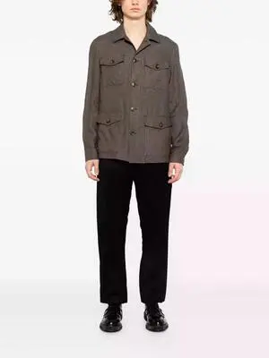 Canali Flap Pockets Shirt Jacket