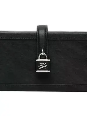 Karl Lagerfeld Autograph Padlock Trunk Clutch