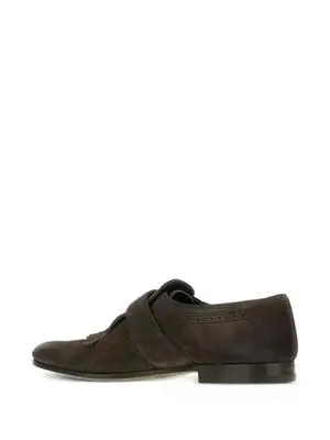 Church's Fringed Buckle Monk Shoes - Brown
