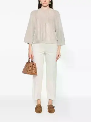 Peserico Cuffed Cropped Trousers