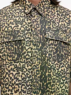 Rhude Flap-pocket Animal-print Shirt
