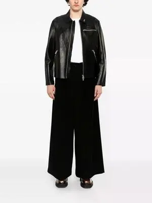 SONGZIO Asymmetric-fold Trousers