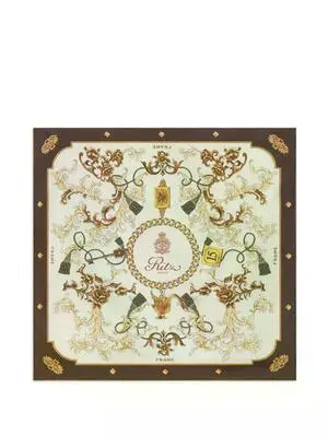 FRAME X Ritz Paris Printed Scarf - Neutrals