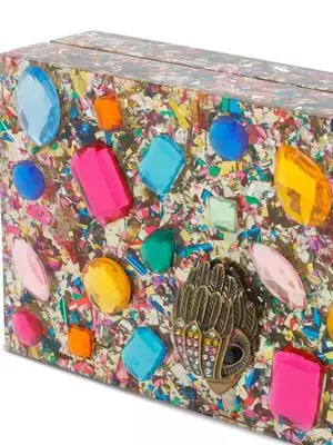 Kurt Geiger Crystals Box Clutch