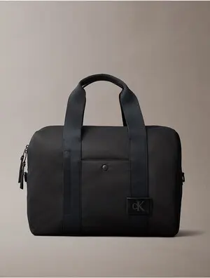 Calvin Klein Canvas Duffle Bag - Black