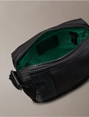 Calvin Klein Canvas Reporter Crossbody Bag - Black