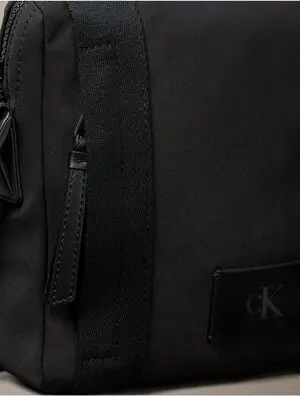 Calvin Klein Canvas Reporter Crossbody Bag - Black