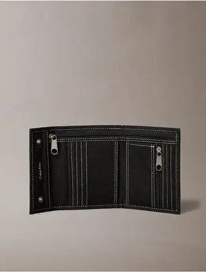 Calvin Klein Heritage Nyc Logo Graphic Trifold Wallet